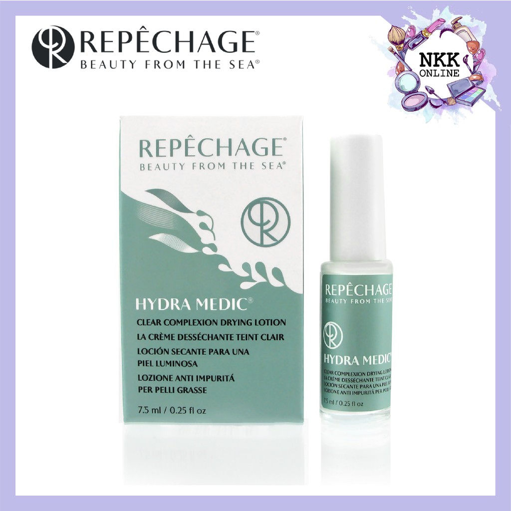 [EXP‼️10/2025] Repechage Hydra Medic Clear Complex Drying Lotion 7.5ml | Shopee Thailand