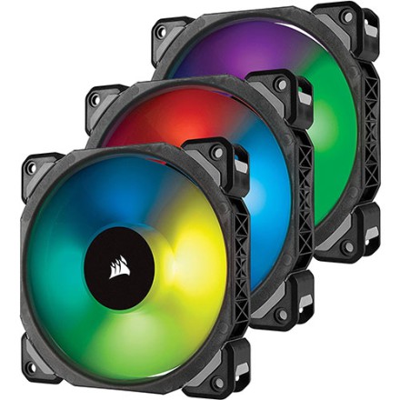 Corsair ML120 PRO RGB LED 120MM PWM Premium Magnetic Levitation Fan 3 ...