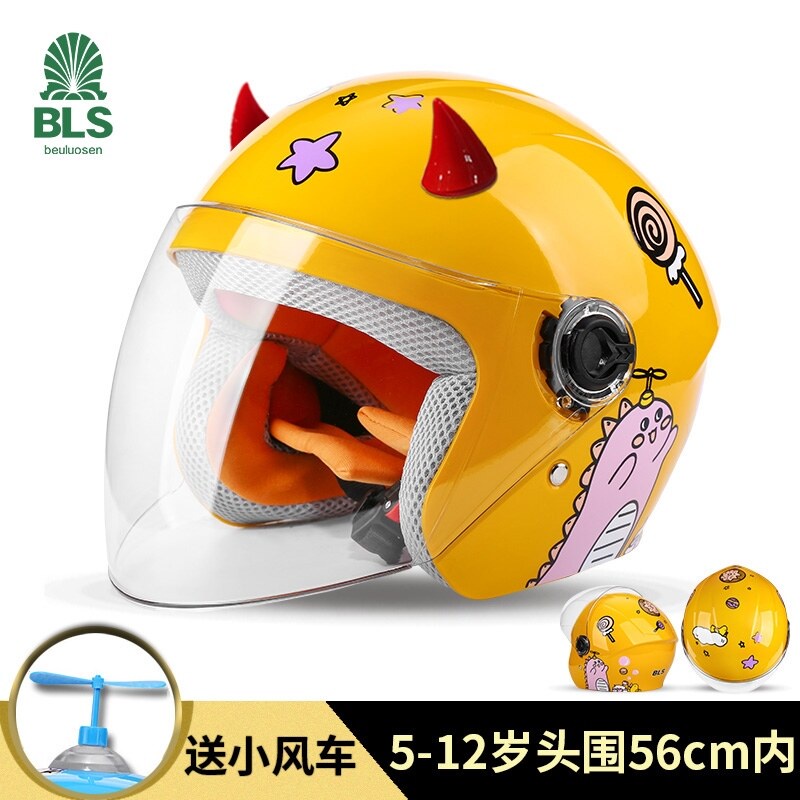 Helmets for children aged 3 to 14♟ Children helmet girl baby battery ...