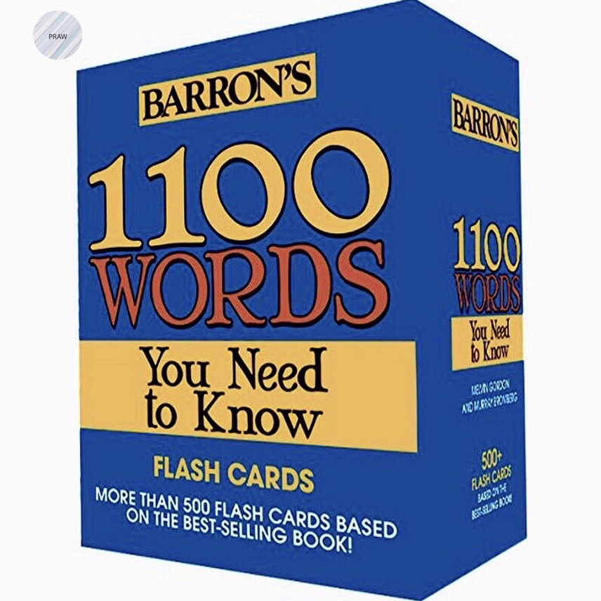1100 WORDS YOU NEED TO KNOW FLASH CARDS | Shopee Thailand