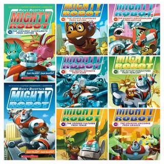 Ricky Ricotta's Mighty Robot Boxset 1-8 books Bestseller Author Dav ...