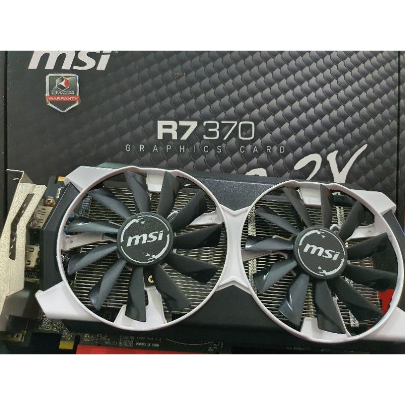 การ์ดจอ MSI R7 370 2gb DDR5 6 pin สภาพสวย | Shopee Thailand