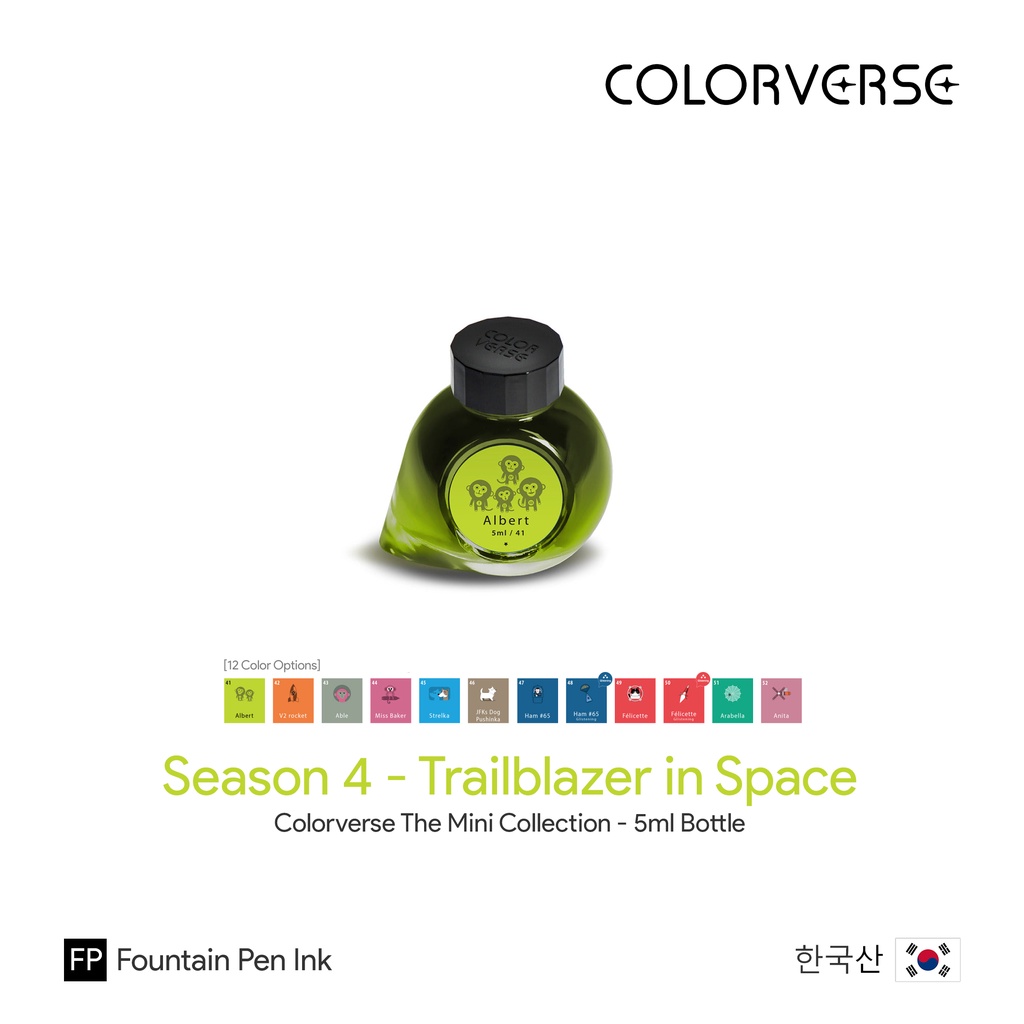 Colorverse mini Collection Season 4 "Trailblazer in Space" 5ml Bottled ...