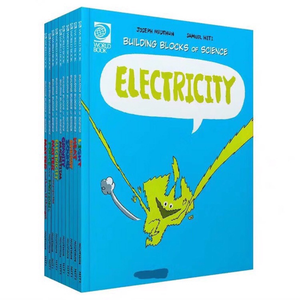 พร้อมส่ง! Building Blocks of Science Physics สีฟ้า 10 เล่ม หนังสือภาษา ...