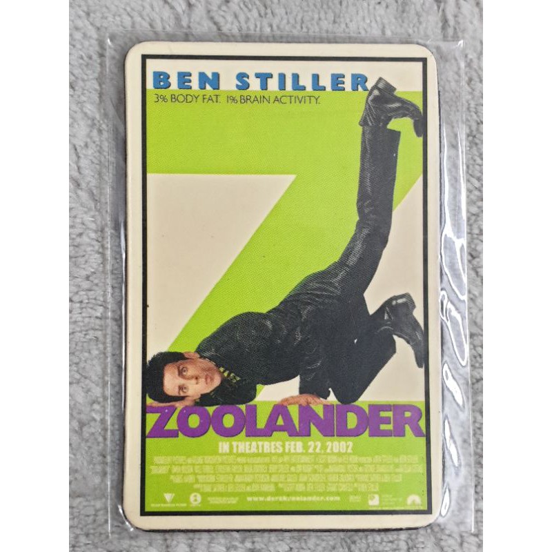 แม็กเน็ตที่ติดตู้เย็น ภาพยนต์เรื่อง ZOOLANDER สภาพสวย | Shopee Thailand