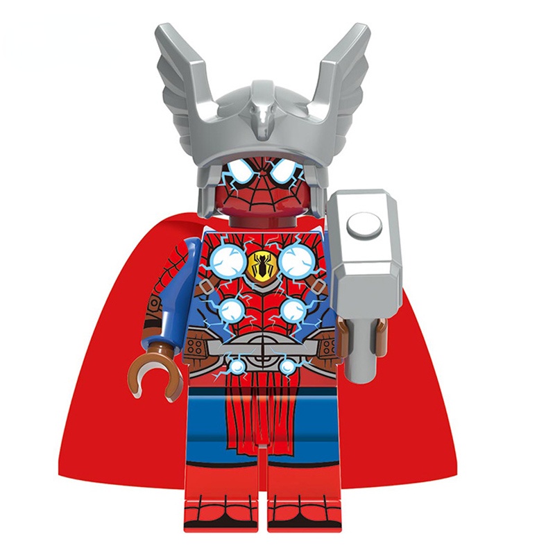 ของเล่นบล็อกตัวต่อ รูปภาพยนตร์ Marvel Thor Love and Thunder ขนาดเล็ก ...