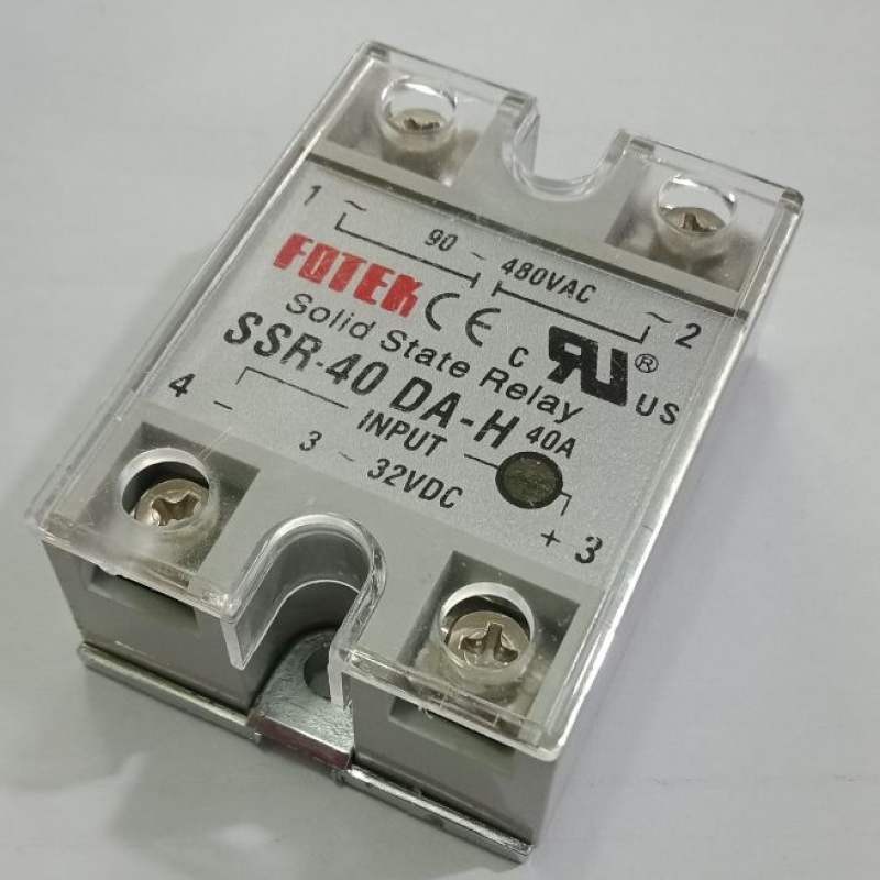 (ใส่โค้ดPEPE333 ลดเพิ่ม 15%)SSR-40DA-H โซลิด สเตท รีเลย์ 40 A INPUT 3-32VDC OUTPUT 90~480VAC ขาย ...