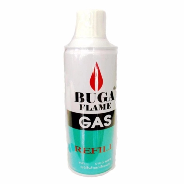 BUGA FLAME GAS 375 ml. แก๊สกระป๋องใหญ่ | Shopee Thailand