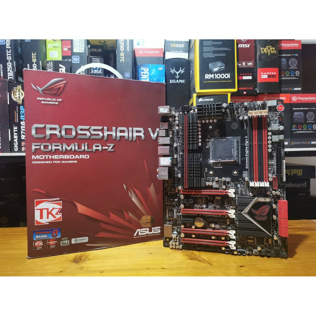 AM3+ ASUS 990FX CROSSHAIR V FORMULA-Z AMD ตัวท็อป พร้อมส่ง | Shopee ...