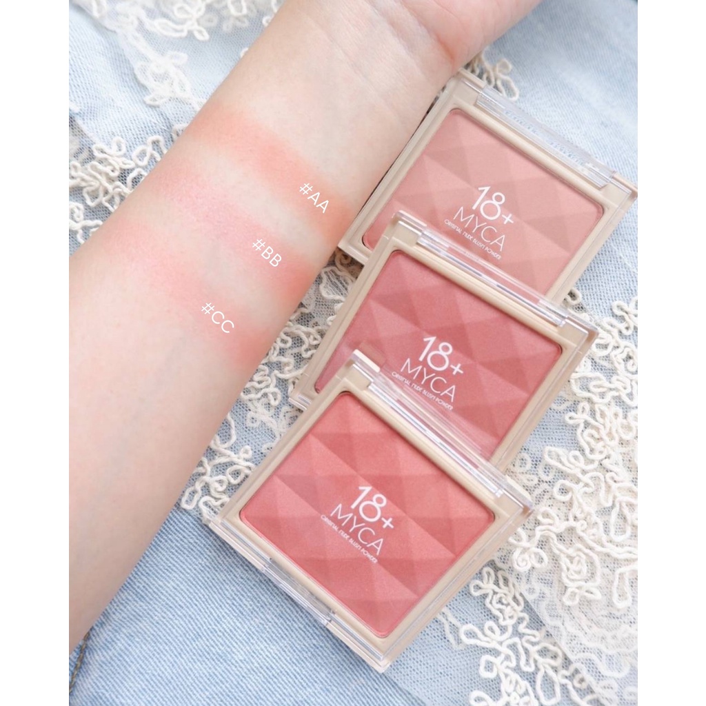 myca(ไมก้า) BLUSH 18+ บลัชรุ่น 18+ มีชิมเมอร์ทุกสี MYCA(ไมก้า) บลัชออน ...