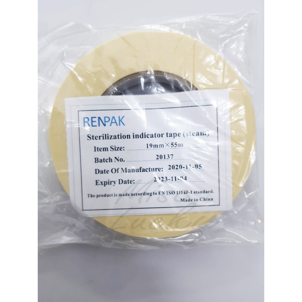 เทปนึ่งฆ่าเชื้อ Autoclave Tape ยี่ห้อ Renpak | Shopee Thailand