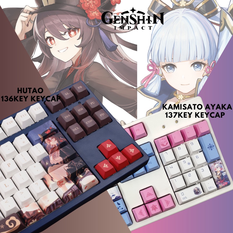Genshin Impact Hutao Keqing General Thunder Keycap Cherry profile Theme ...