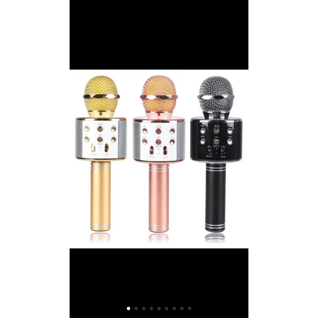 🔥🔥🔥🔥WSTER WS-858 ไมค์ลำโพงบูลทูธ | Shopee Thailand
