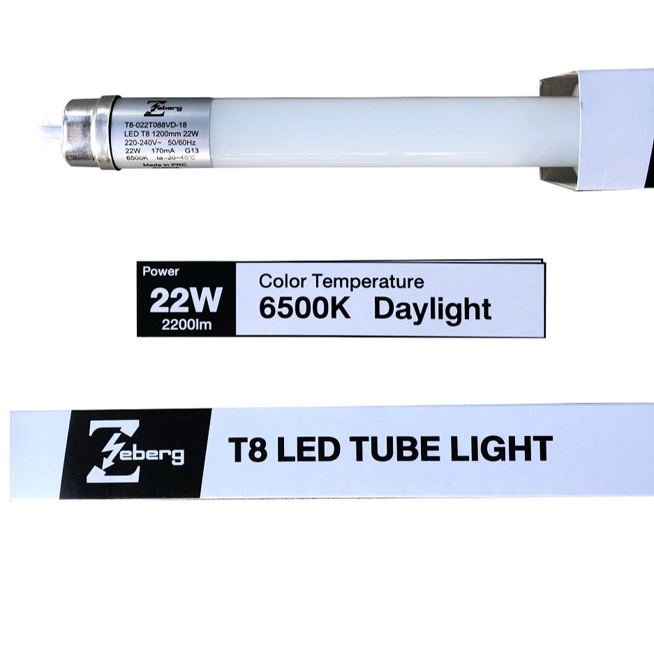 หลอดไฟ LED T8 22 วัตต์ Zeberg | Shopee Thailand