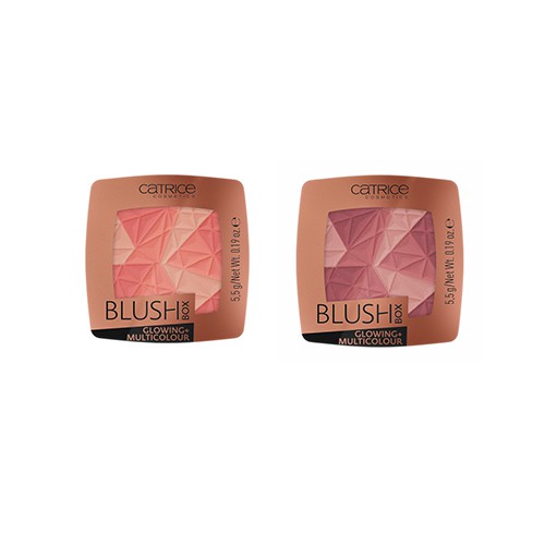 Catrice Blush Box Glowing + Multicolour คาทริซ เครื่องสำอาง บลัชออน ปัด ...