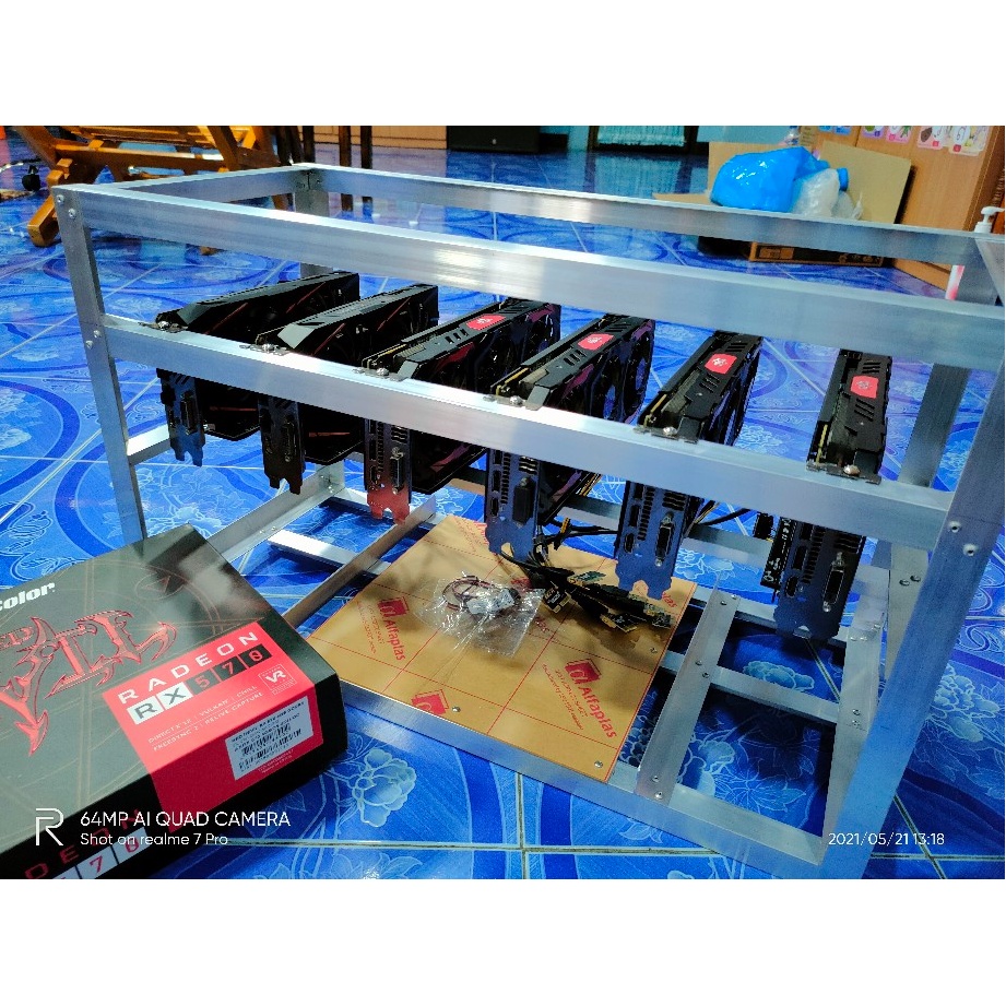 🔴ออเดอร์ละ 1 ตัว🔴ริกอลูมิเนียม bitcoin rig เคสอลูมิเนียม แท่นขุดบิทคอย ...