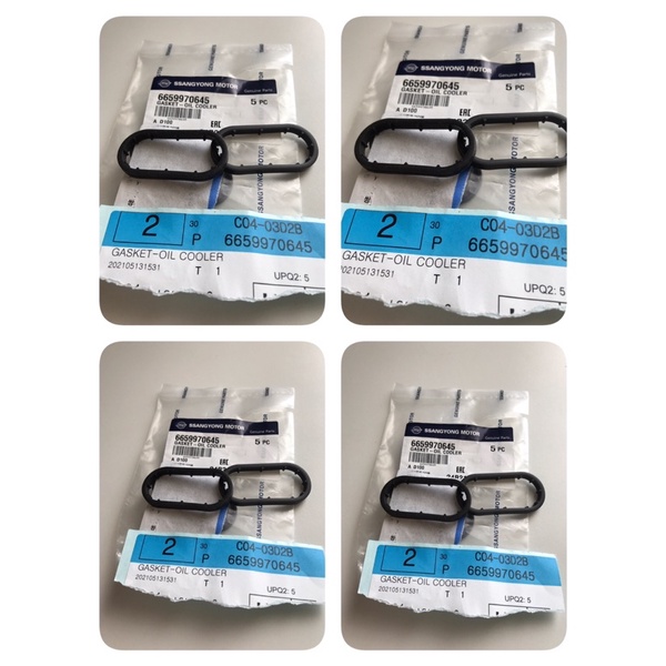 Gasket-Oil Cooler(โอริงออยล์คูลเลอร์)Parts No.6659970645 for Ssangyong ...