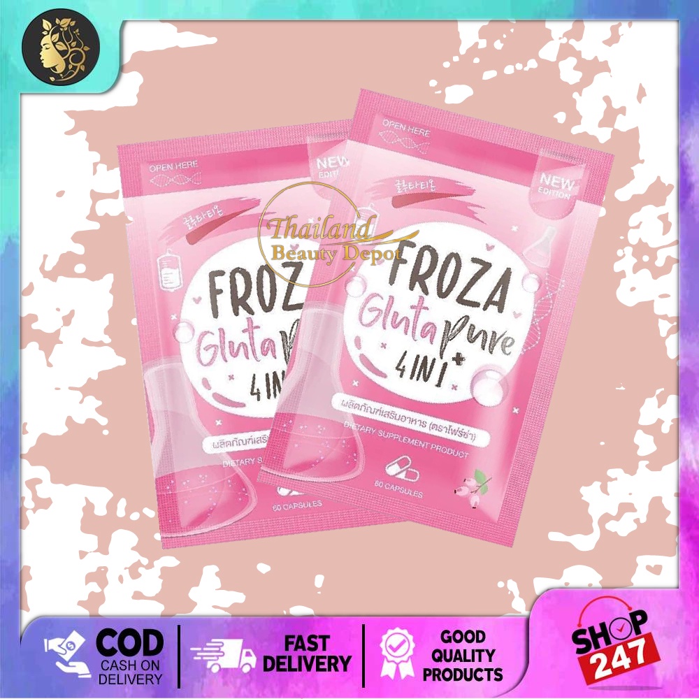 Froza Gluta Pure 4in1 60 Capsule | Shopee Thailand