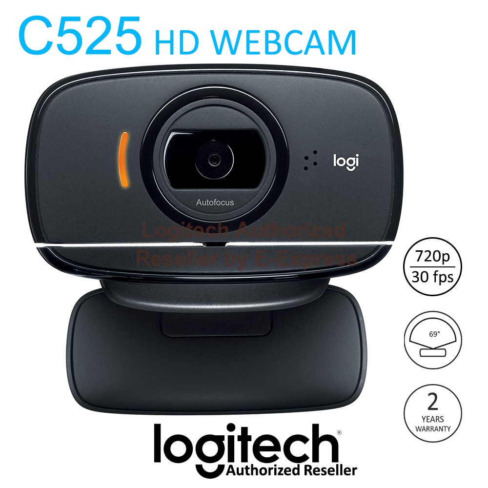 Logitech C525 HD Webcam ของแท้ ประกันศูนย์ 2ปี | Shopee Thailand