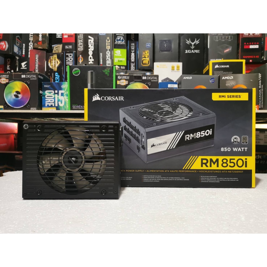 เพาเวอร์ซัพพลาย(power supply) corsair RM850I (850w 80+ gold) | Shopee ...