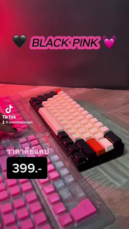 (ลดล้างสต็อค) ปุ่มคีย์บอร์ด คีย์แคป RK Pudding Keycap [G7_159] ลายสวย ...