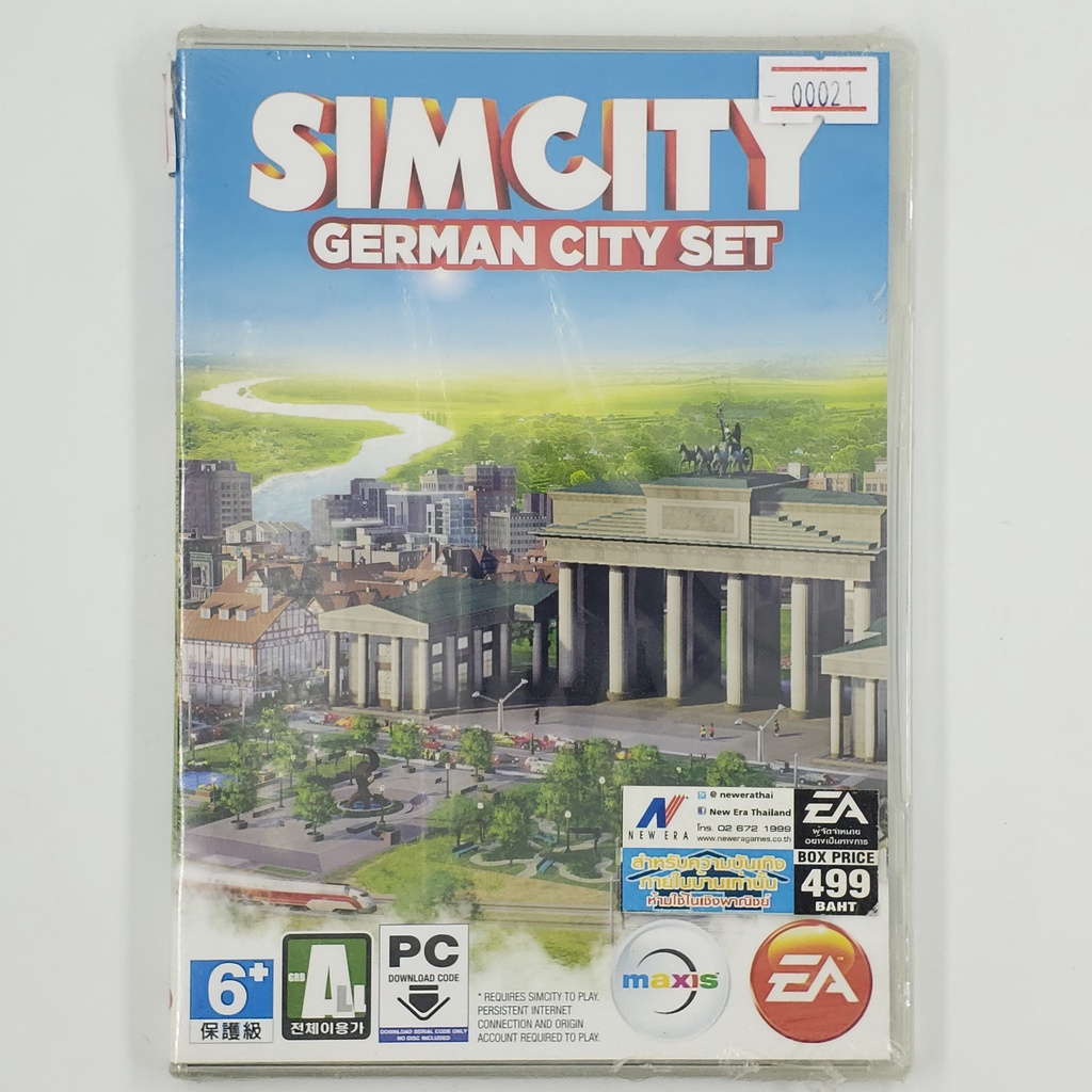 [00021] Sim City : German City Set (HK)(PC)(NEW) แผ่นเกมแท้ มือหนึ่ง ...