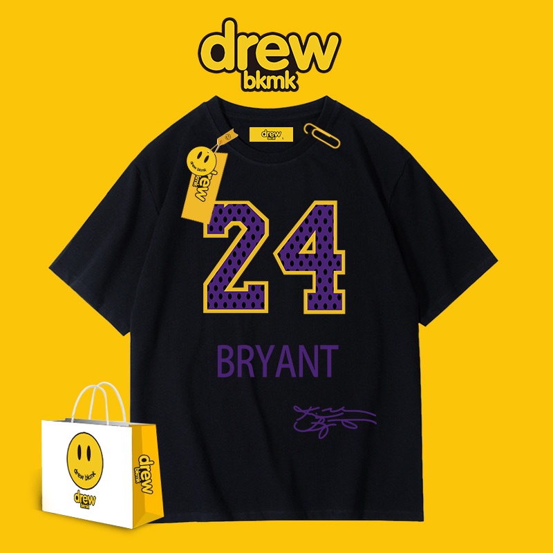 Drew Bryant เสื้อยืดแขนสั้นสไตล์จีนสําหรับผู้ชาย No. 24 | Shopee Thailand