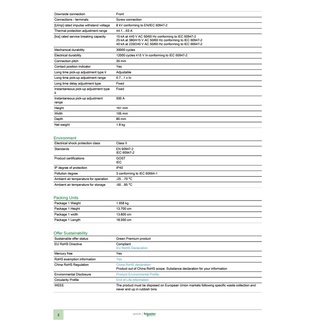 Schneider Electric - Circuit Breaker EasyPact CVS100B, 25kA at 415VAC ...