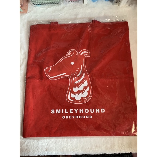 สินค้ามือหนึ่ง กระเป๋าผ้า สีแดง แบรนด์ SMILEYHOUND THE TIGER COLLECTION แท้ | Shopee Thailand