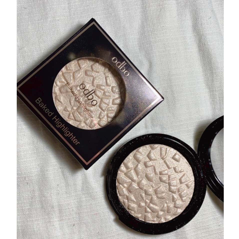 ไฮไลท์ Baked highlighter No.02 obdo | Shopee Thailand