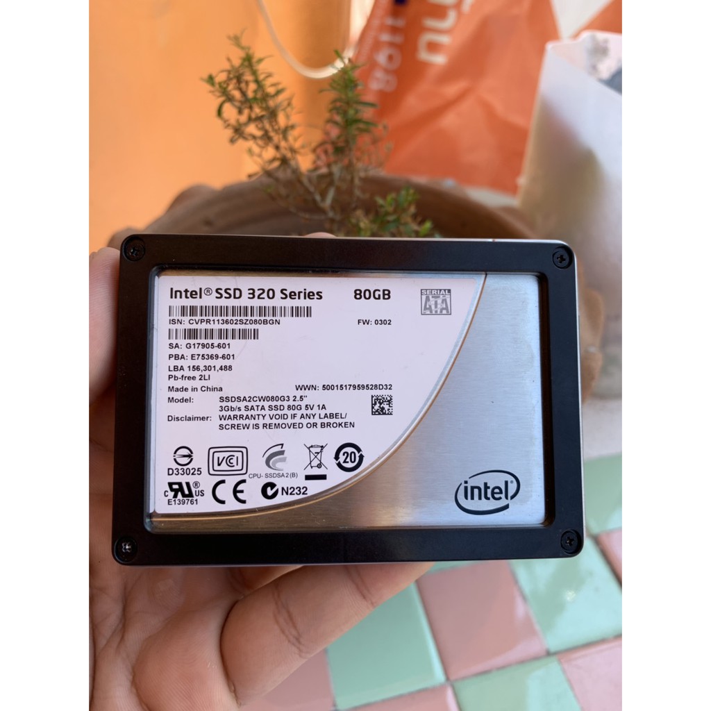 SSD (เอสเอสดี) 80GB INTEL 320 Series | Shopee Thailand