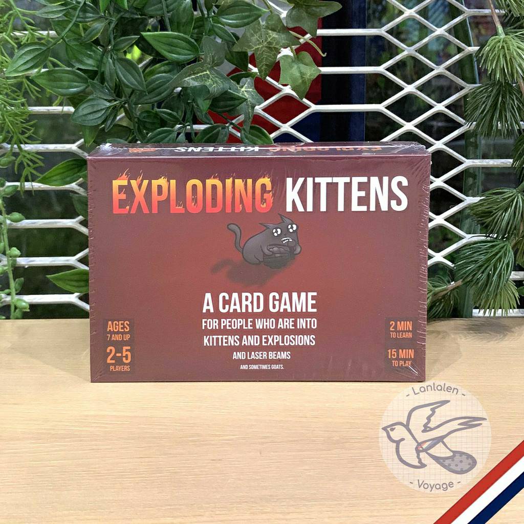 [สินค้าขายดี] Exploding Kittens แมว/เหมียวระเบิด EN Red/Black/Pink ภาษา ...