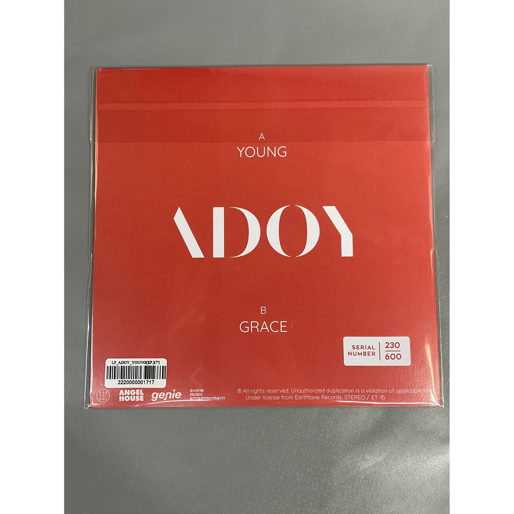 แผ่นเสียง ADOY: YOUNG Vinyl 7 นิ้ว ใหม่ ซิล SS | Shopee Thailand