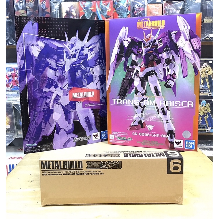 [TAMASHII NATION 2021] หุ่นเหล็ก *Limited P-bandai* METAL BUILD 10th Anniversary TRANS-AM RAISER ...