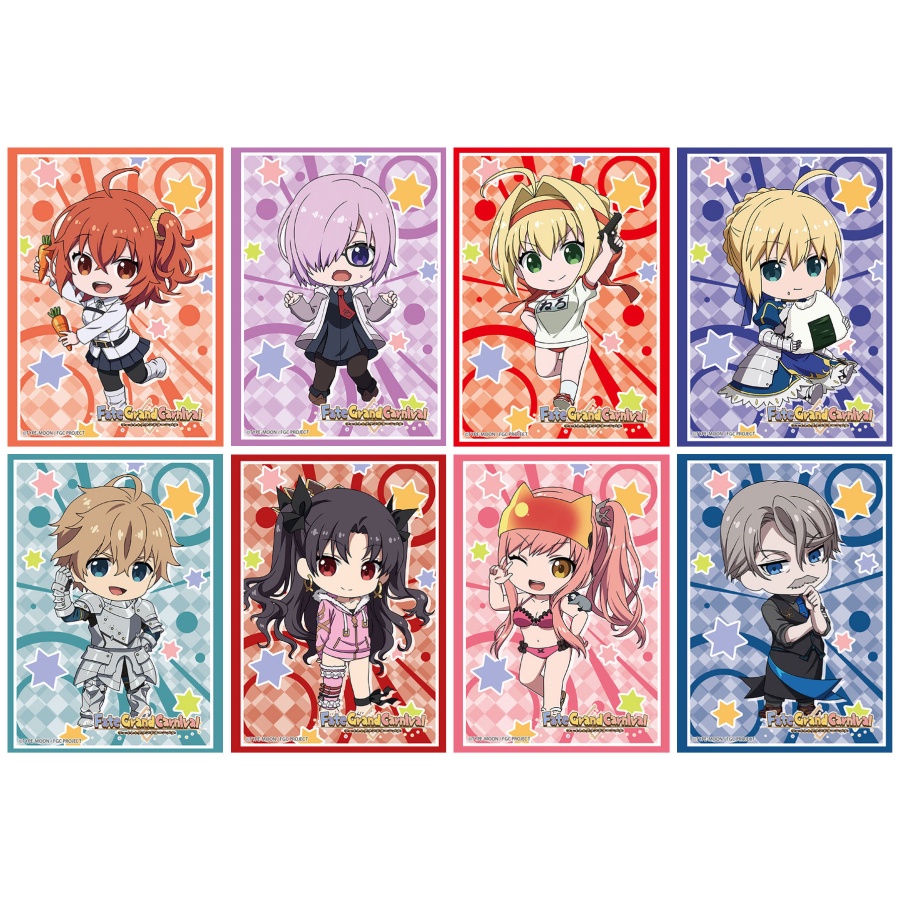 Bushiroad Sleeve Fate/Grand Carnival : Ritsuka Fujimaru, Mash, Nero ...