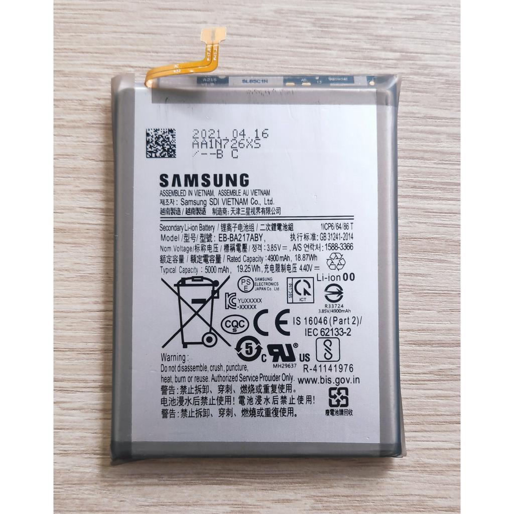 แบตเตอรี่ ใช้สำหรับ Samsung Galaxy A21S Battery Model EB-BA217ABY ...