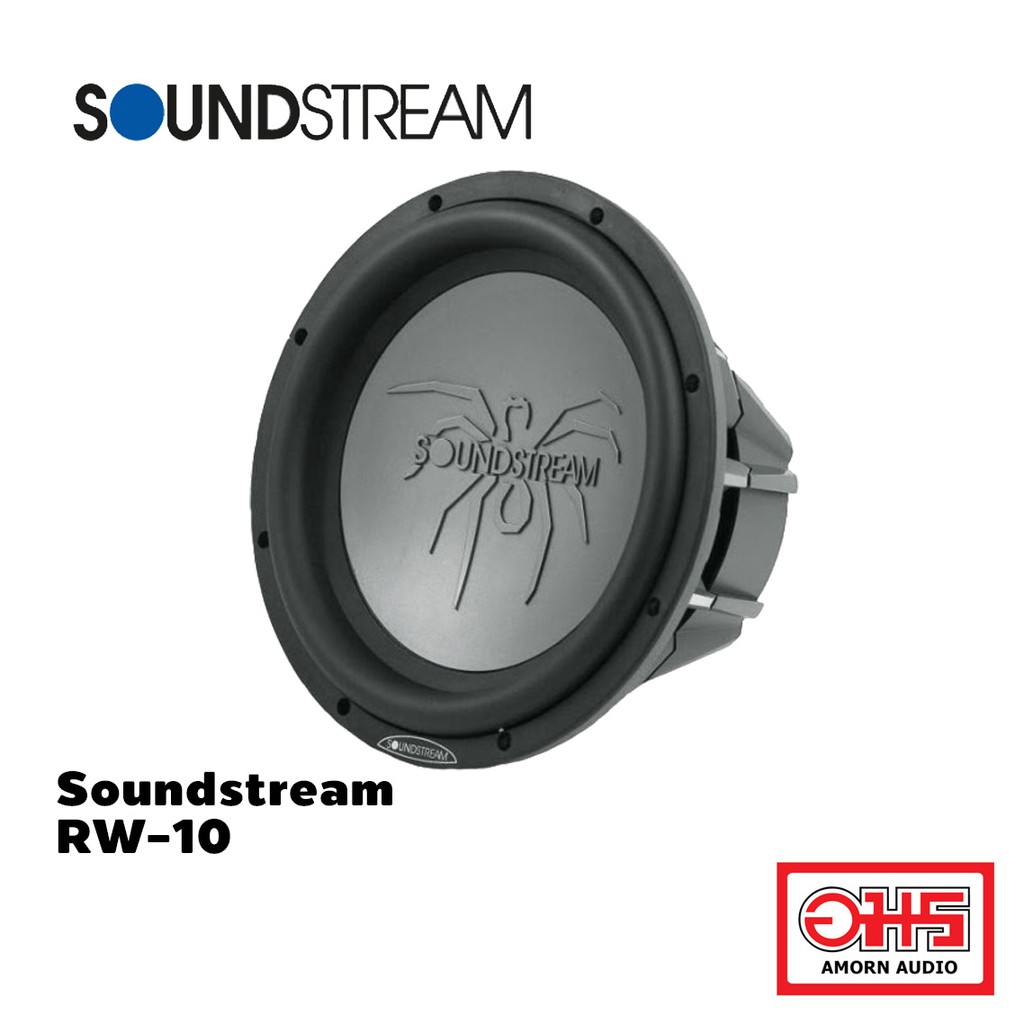 Soundstream RW-10 ซับวูฟเฟอร์ 10" Dual 4 ohm Power Handling: Peak: 1000 ...