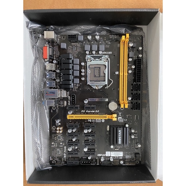 mainboard mining biostar tb250-btc+ 12gpu | Shopee Thailand