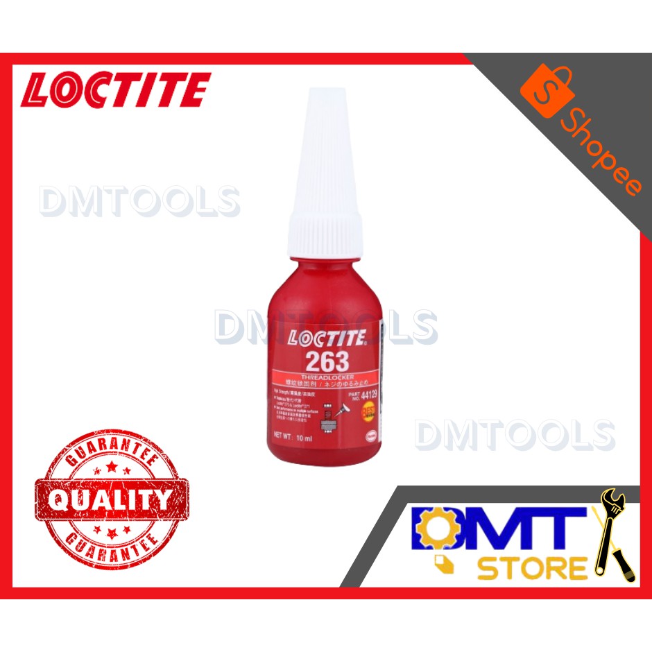 LOCTITE 263 น้ำยาล็อคเกลียว แรงยึดสูง แถบแดง 10 ml. | Shopee Thailand