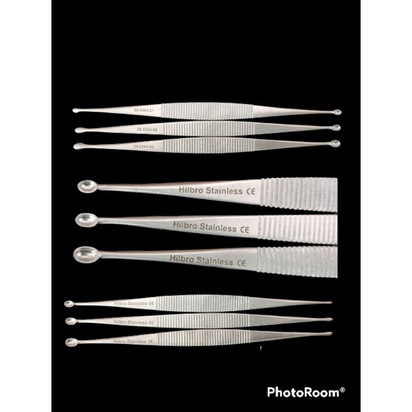 28.0364.XX - WILLIGER BONE SPOON มี 3 ขนาด , คิวเร็ทขูดแผ.ล 2 ด้าน ...