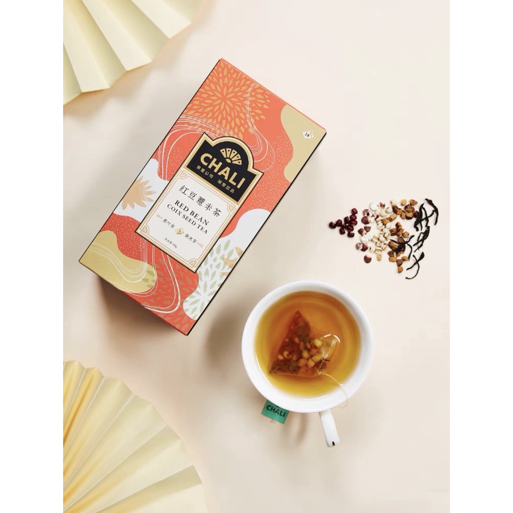 ชานำเข้า| ชาธัญพืช CHALI RED BEAN ขนาด 90g ( 5gx18 ) ( 1กล่อง) | Shopee ...