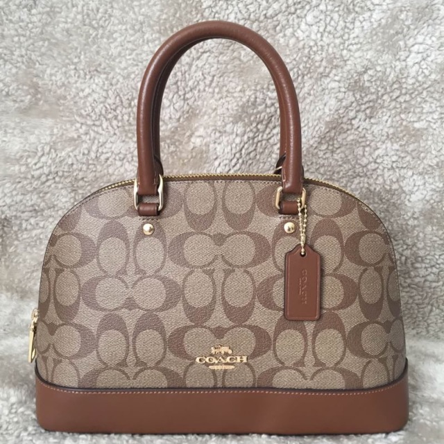 Coach Mini Sierra Satchel In Signature Canvas F27583 IME74 | Shopee ...