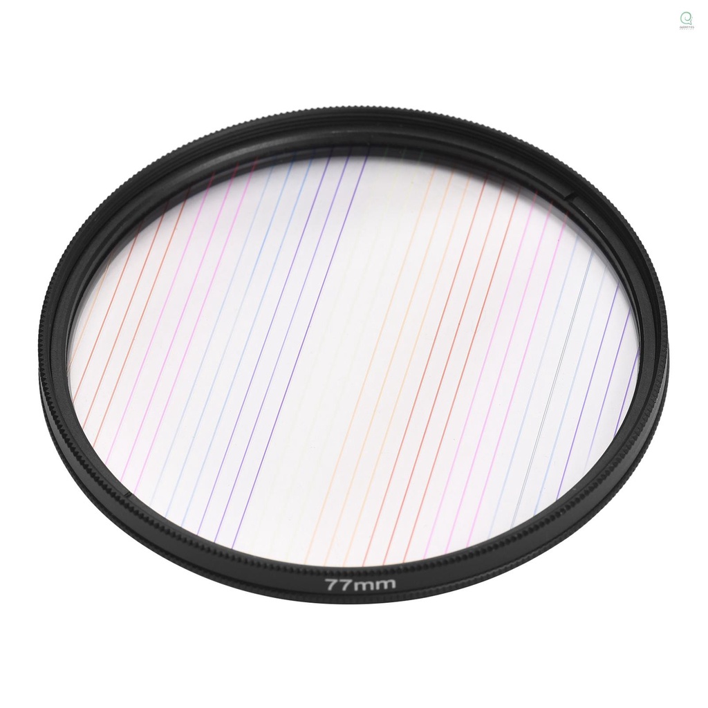 77mm Rainbow Streak Lens Filter Special Effects Anamorphic Optical ...