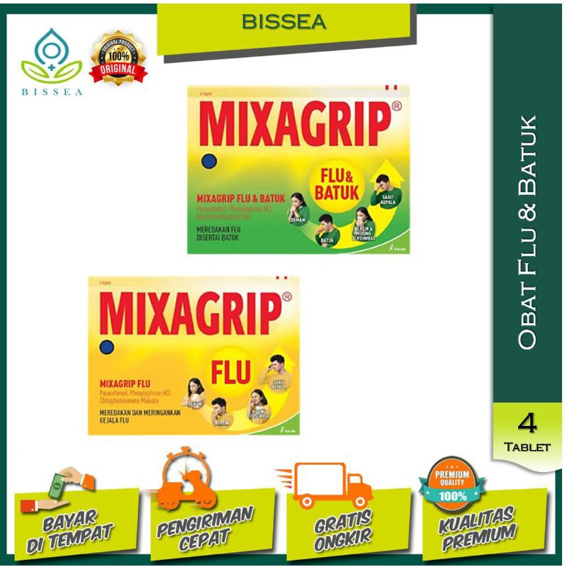 ไข้หวัดใหญ่ MIXAGRIP | Mixagrip FLU และไอ | Shopee Thailand