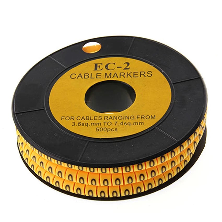 Cable Marker - No.0 ตัวเลขสำหรับใช้ระบุสายเคเบิ้ล | Shopee Thailand