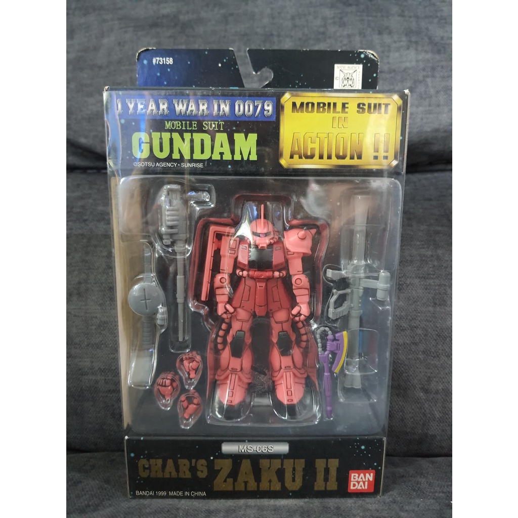 Mobile Suit in Action 1 Year War in 0079 Char’s Zaku II ซาคุ ชาร์ ...
