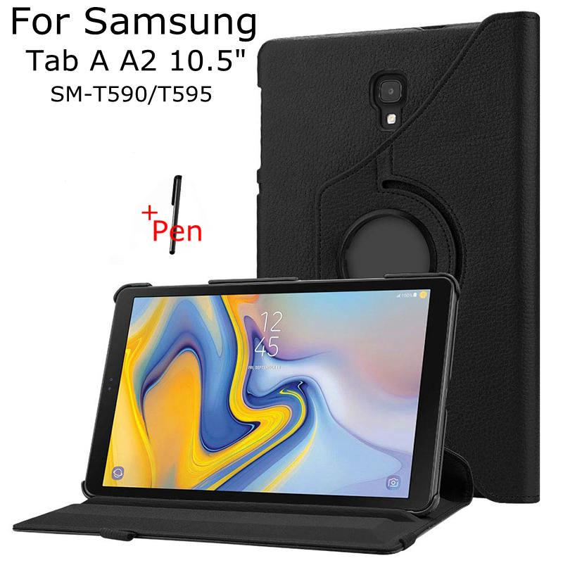 Samsung Galaxy Tab A A2 SM-T590/T595 10.5" Case 360 Degree Rotating ...