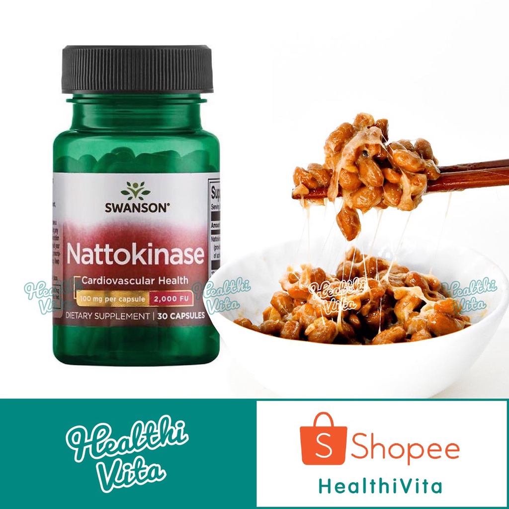 Swanson Ultra Nattokinase 2,000 FU/Cap - 30 Caps exp.08/26 | Shopee Thailand