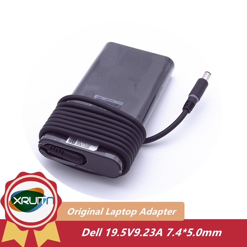 Dell 180W 19.5V 9.23A 7.4*5.0 มม.WW4XY แล็ปท็อปอะแดปเตอร์ชาร์จ DA180PM111 DW5G3 450-AHDJ XCT0N ...