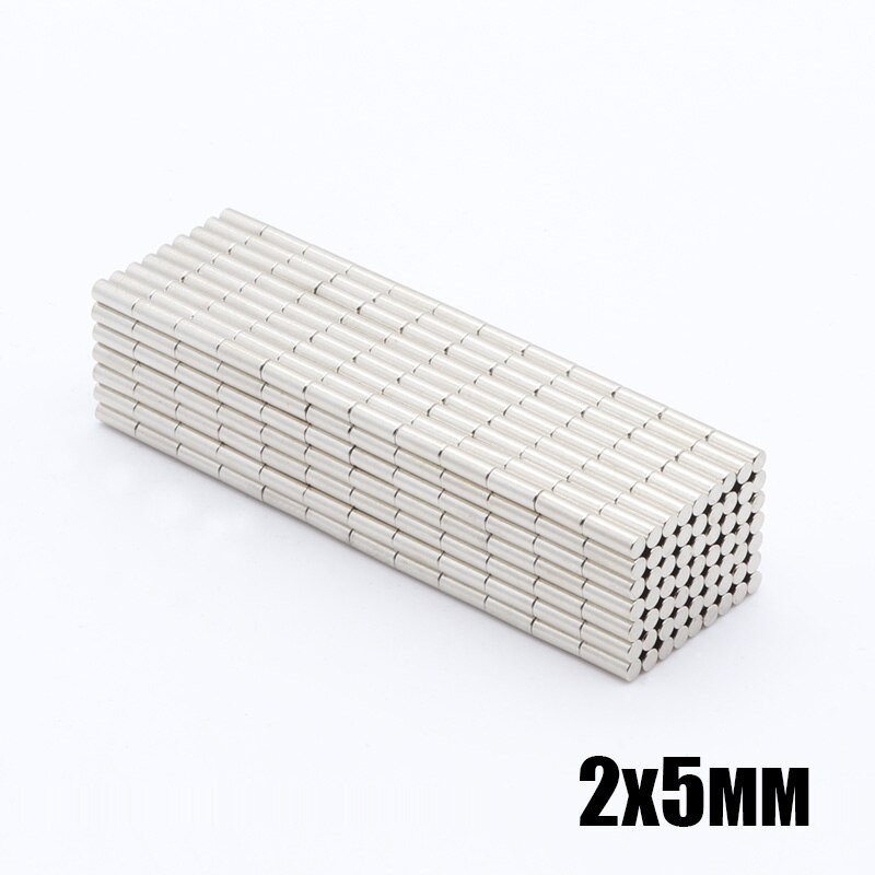10ชิ้น แม่เหล็กแรงสูง 2x5มิล Magnet Neodymium 2x5mm แม่เหล็กนีโอไดเมียม ...